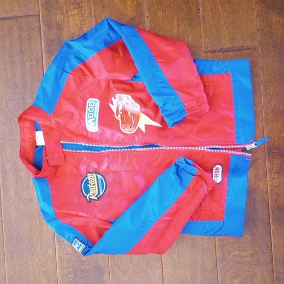Disney | Jackets & Coats | Authentic Disney Cars Rusteze Kids Racing ...
